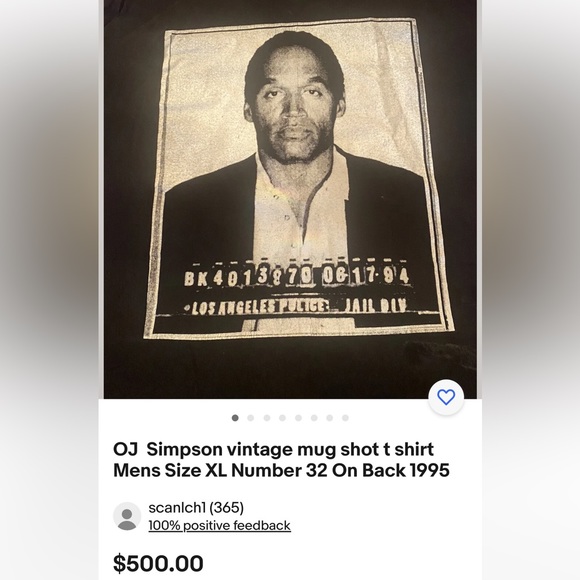 O.J. Simpson Memorabilia | Art | Captain Oj Simpson La County Mugshot ...